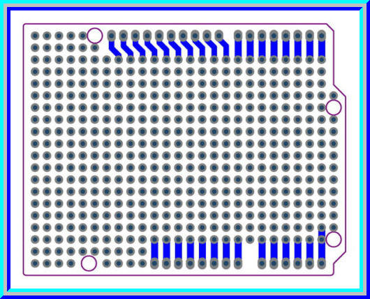 1x Arduino Uno Shield Prototype Pcb For Arduino Shield Circuit ตัวแทน