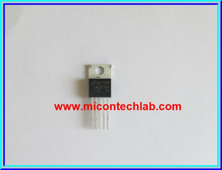 1x LM2576T - 12 IC Switching Voltage Regulator +12V 3A LM2576 IC Chip - ตัวแทนจำหน่ายไมโคร ...